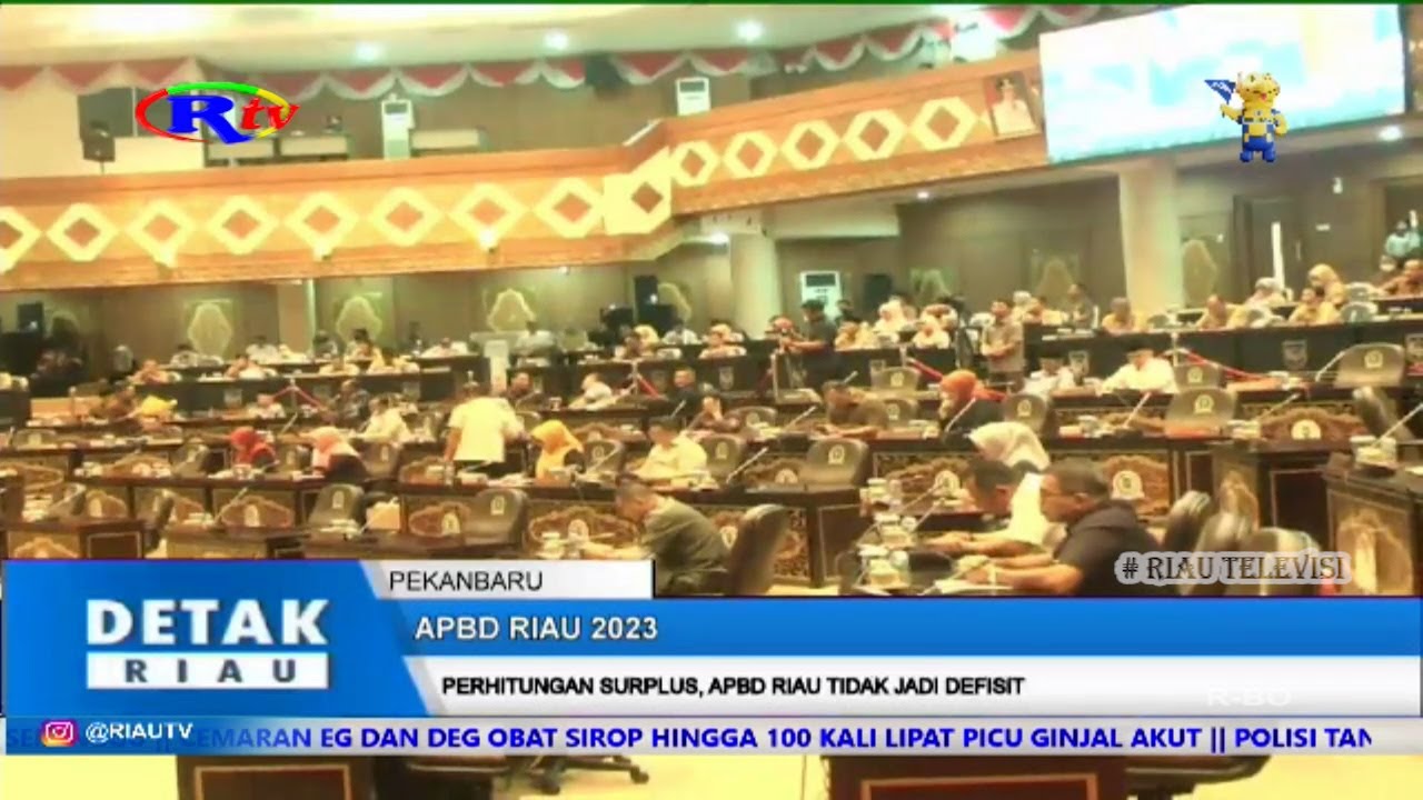 PERHITUNGAN SURPLUS, APBD RIAU TIDAK JADI DEFISIT - YouTube