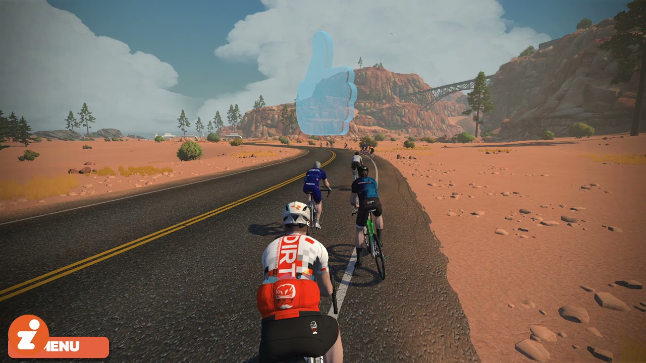 How to turn Zwift HUD display elements off and on - YouTube