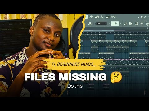 How to locate missing project files in FL studio. - YouTube