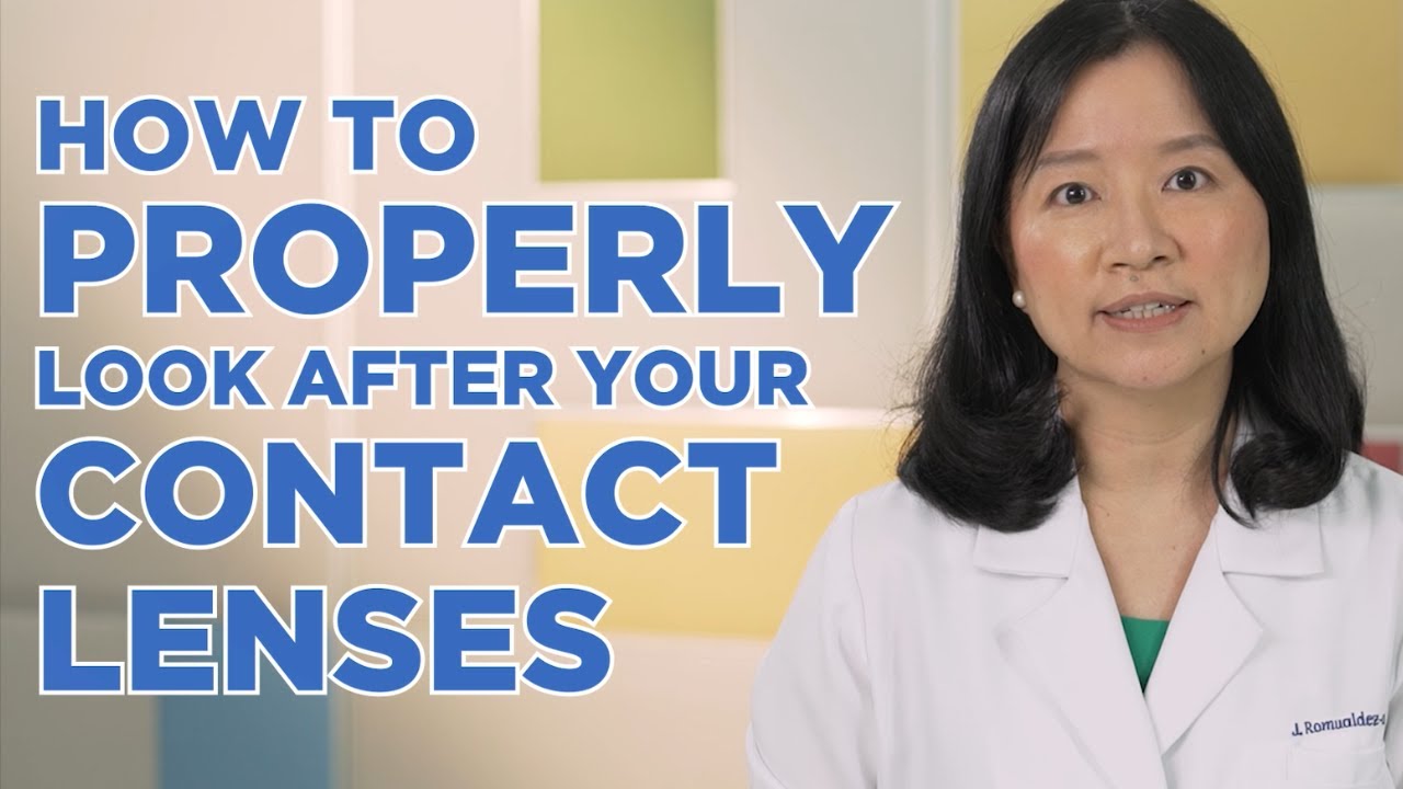 How To Wear Contact Lenses - YouTube