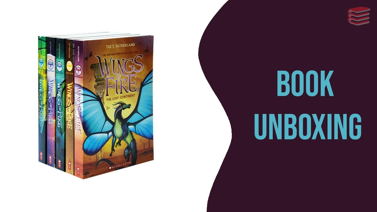 Wings of Fire Books 11 - 15 by Tui T. Sutherland - Book Unboxing - YouTube