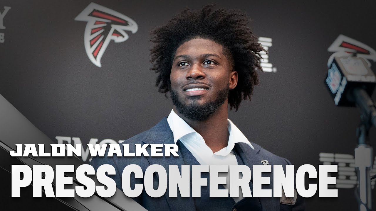 Jalon Walker Introductory Press Conference | 2025 NFL Draft | Atlanta ...