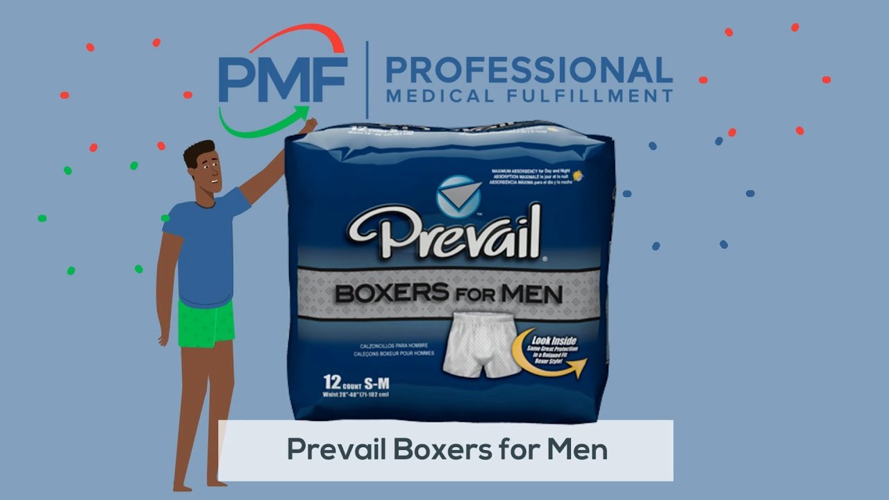 Prevail Boxers for Men: Maximum Absorbency - YouTube