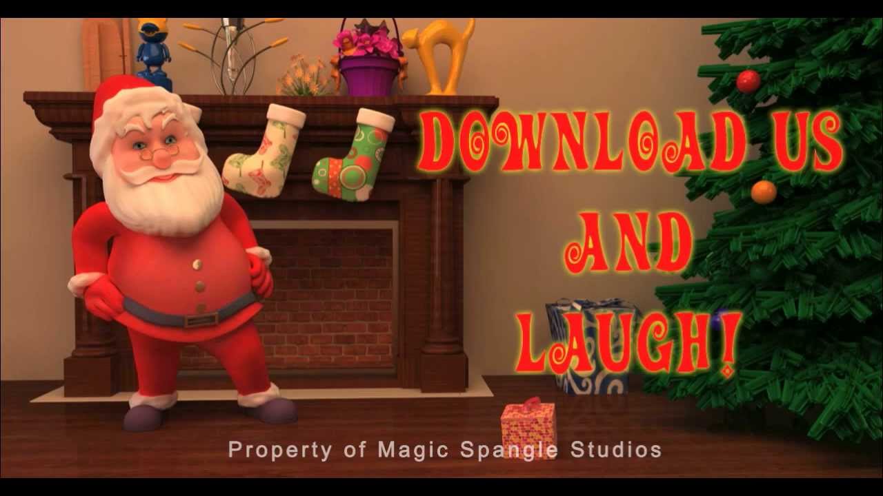 Santa Animation | 3D Animation Santa | Santa Gifts Animation - YouTube