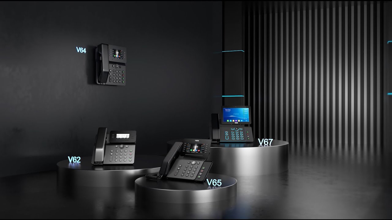 Fanvil V Series High-end IP Phone - YouTube