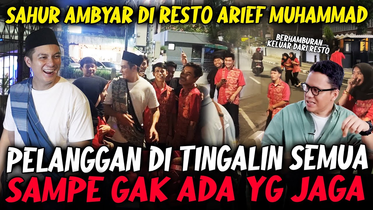 RESTO ARIEF MUHAMAD GA ADA JAGA, PELAYANNYA PADA KELUAR! PAYAKUMBUAH ...