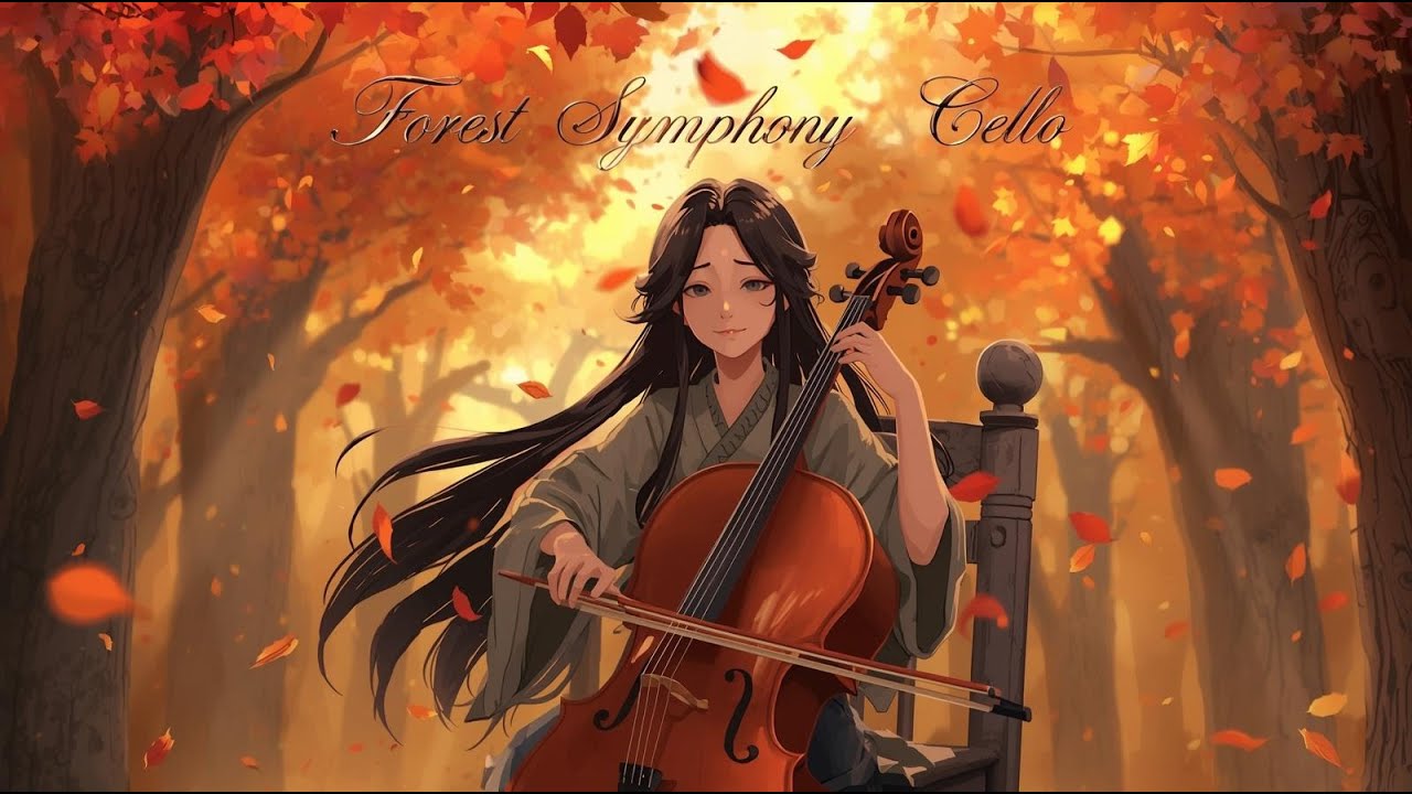 🌲🎻 Forest Symphony 🍂 | Autumn Cello Serenade in Nature's Embrace 🎶 ...