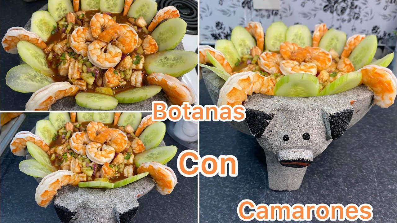 botanas con camarones (estilo de cruzito) - YouTube