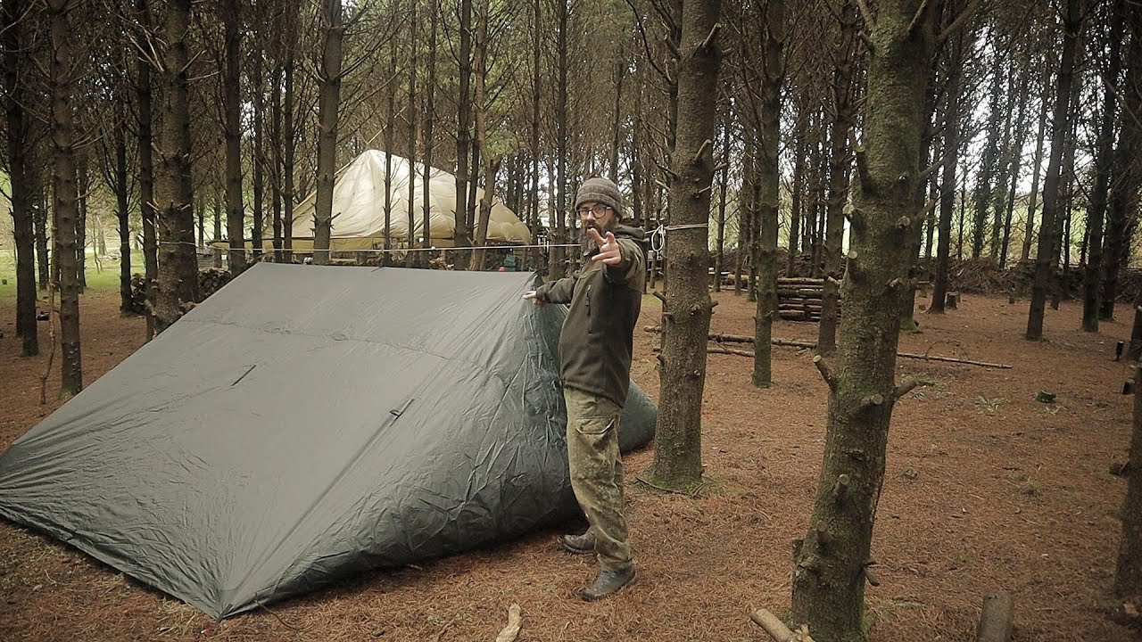 Tarpology - LOMO 5x5 Tarp - Foresters Tent - YouTube