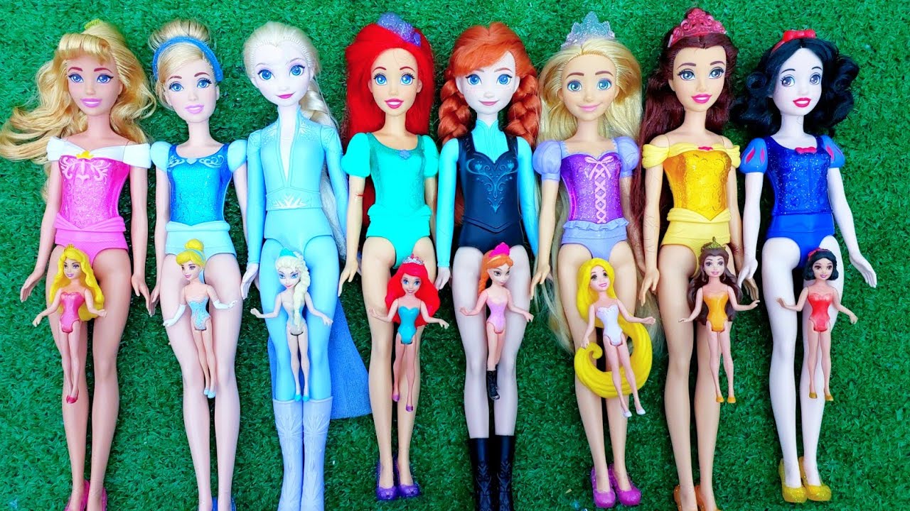 Opening My Disney Dolls Collection One by One - YouTube
