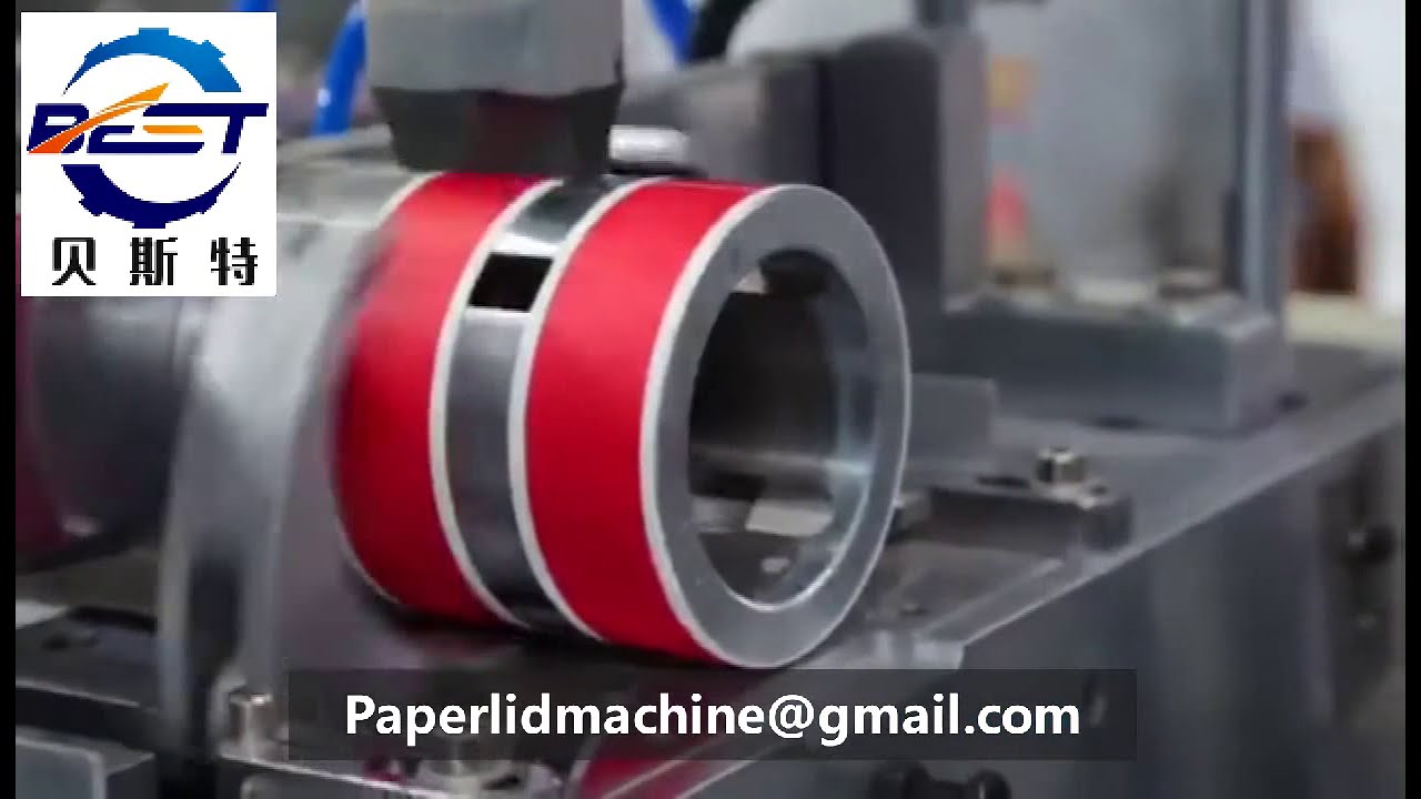 BEST Paper Cup Lid Making Machine ZGJ-60 - YouTube
