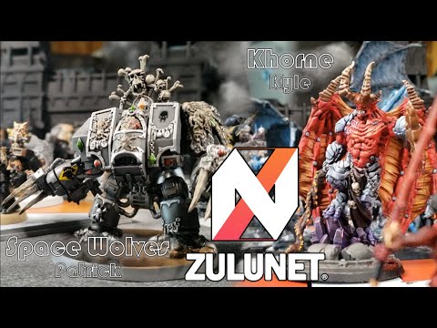 Engine War Khorne!! 40k Battle Report: Space Wolves vs Khorne 2000 pts ...