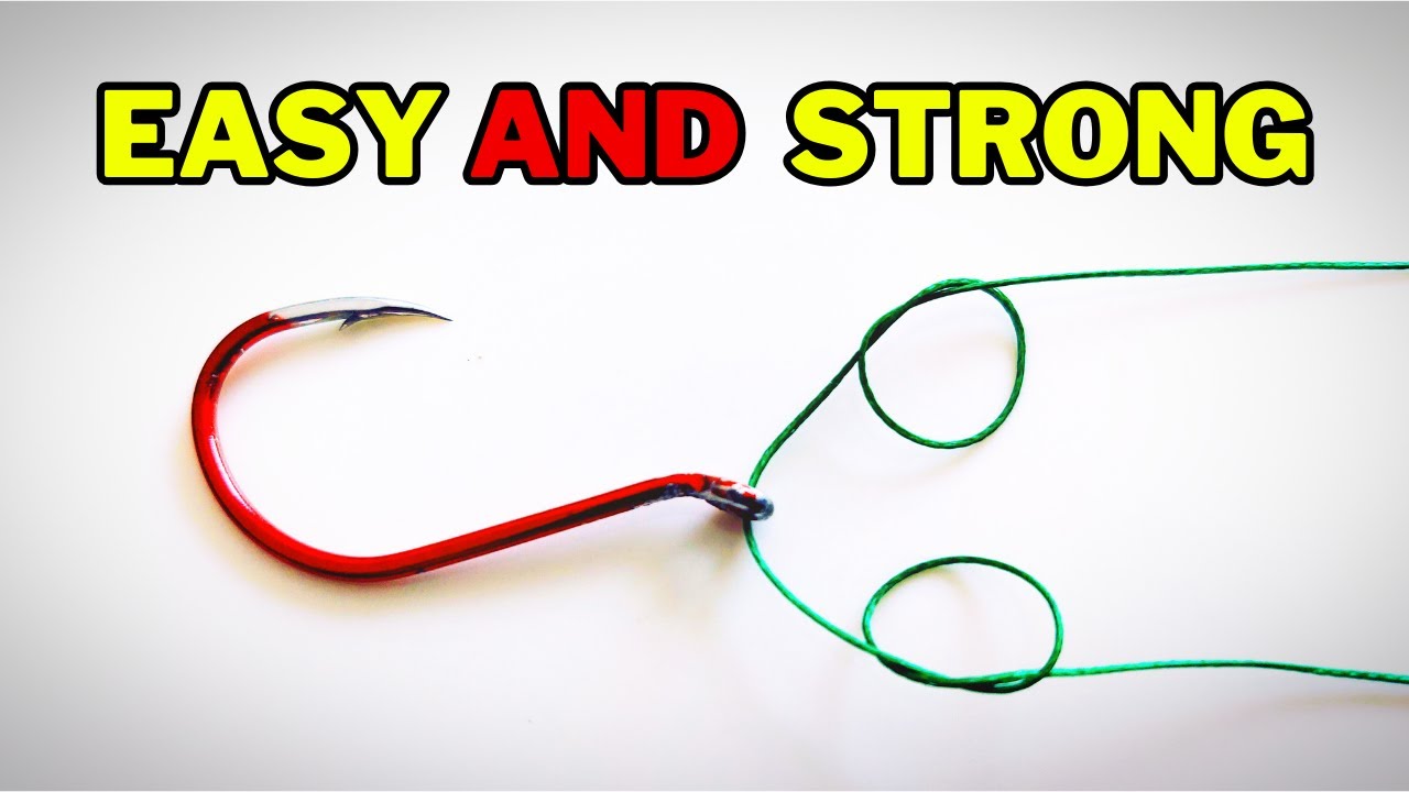 How To Tie a NON SLIP Knot - EFFECTIVE USE of FISHING LURES - YouTube