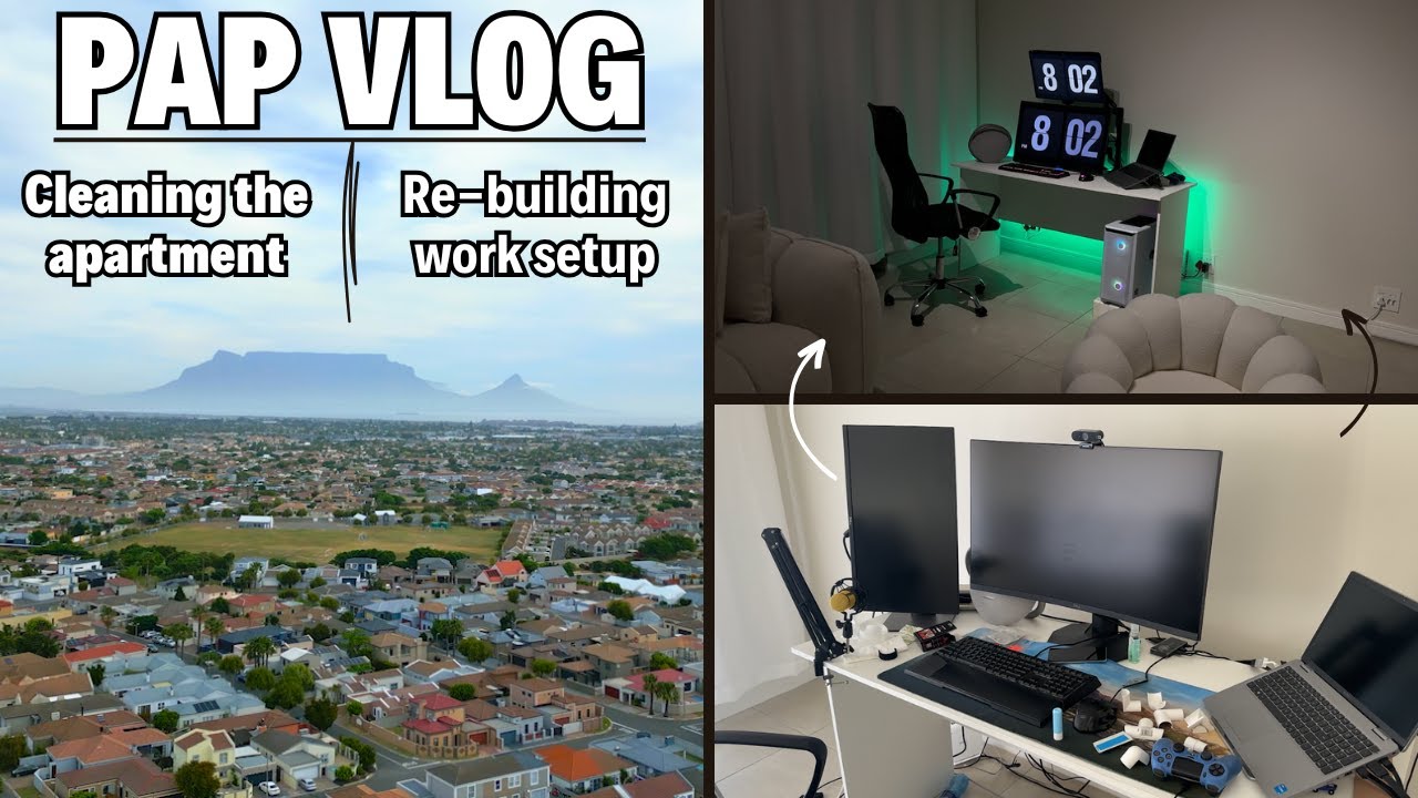 VLOG : Sunday...re-building my work Setup - YouTube