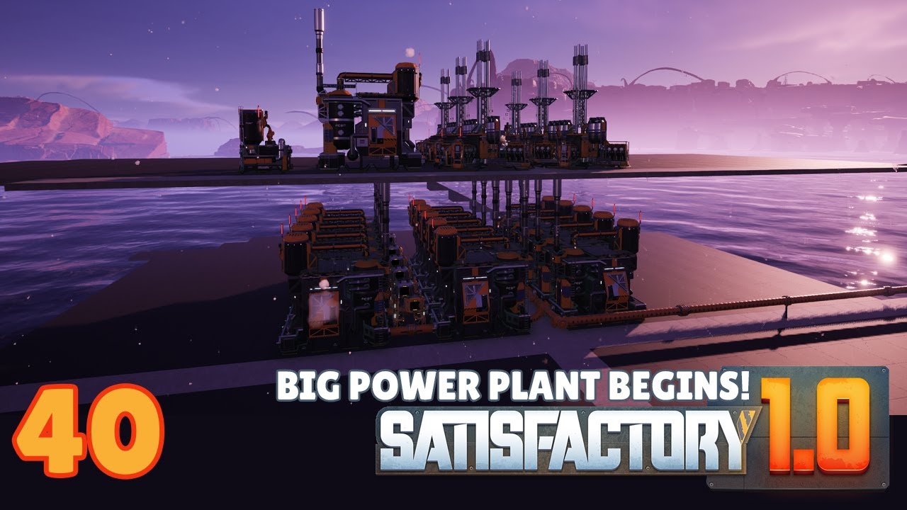 Granny Starts Building a Turbo Fuel Power Plant in Satisfactory! 🚀⚡ ...