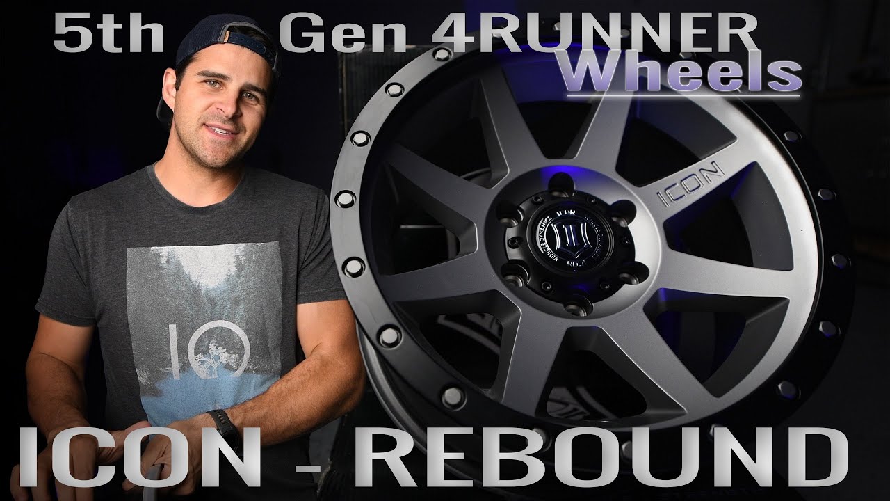 Icon Rebound Wheels on the 5th Gen 4Runner - YouTube