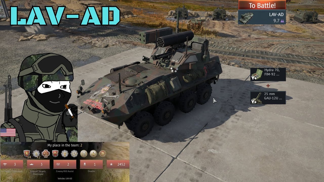 Warthunder-LAV-AD Funny moments. - YouTube