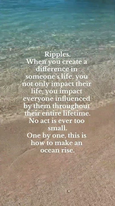 Ripples of Kindness ️ - YouTube