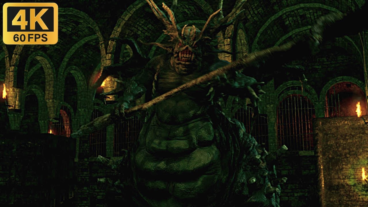 Dark Souls Remastered - Stray Demon Boss Fight [4K 60FPS] [PS5] - YouTube