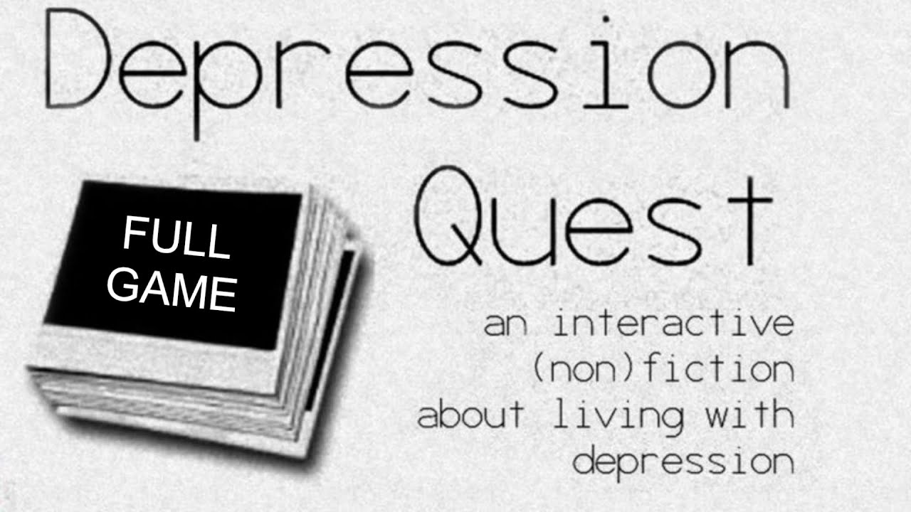 Depression Quest - Full Game - No Commentary - YouTube