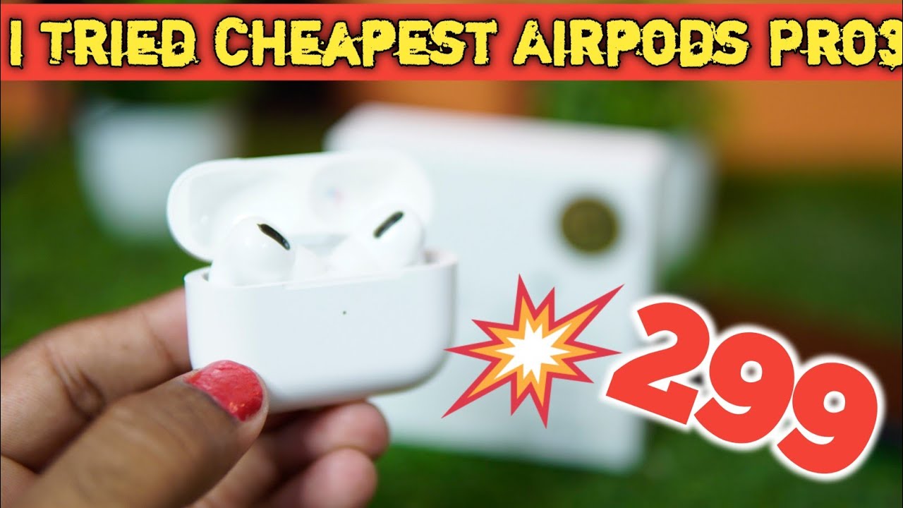 #AppleAirPods Pro 3 @299|| I tried Cheapest Air Pods Pro3 || - YouTube