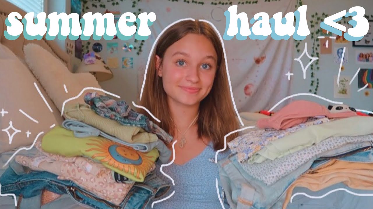 SUMMER try-on clothing haul / my dream wardrobe ! *pinterest inspired ...