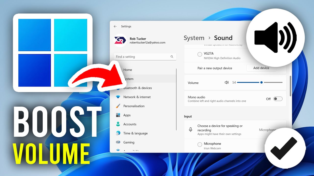 How To Boost Volume In Windows 11 - Full Guide - YouTube