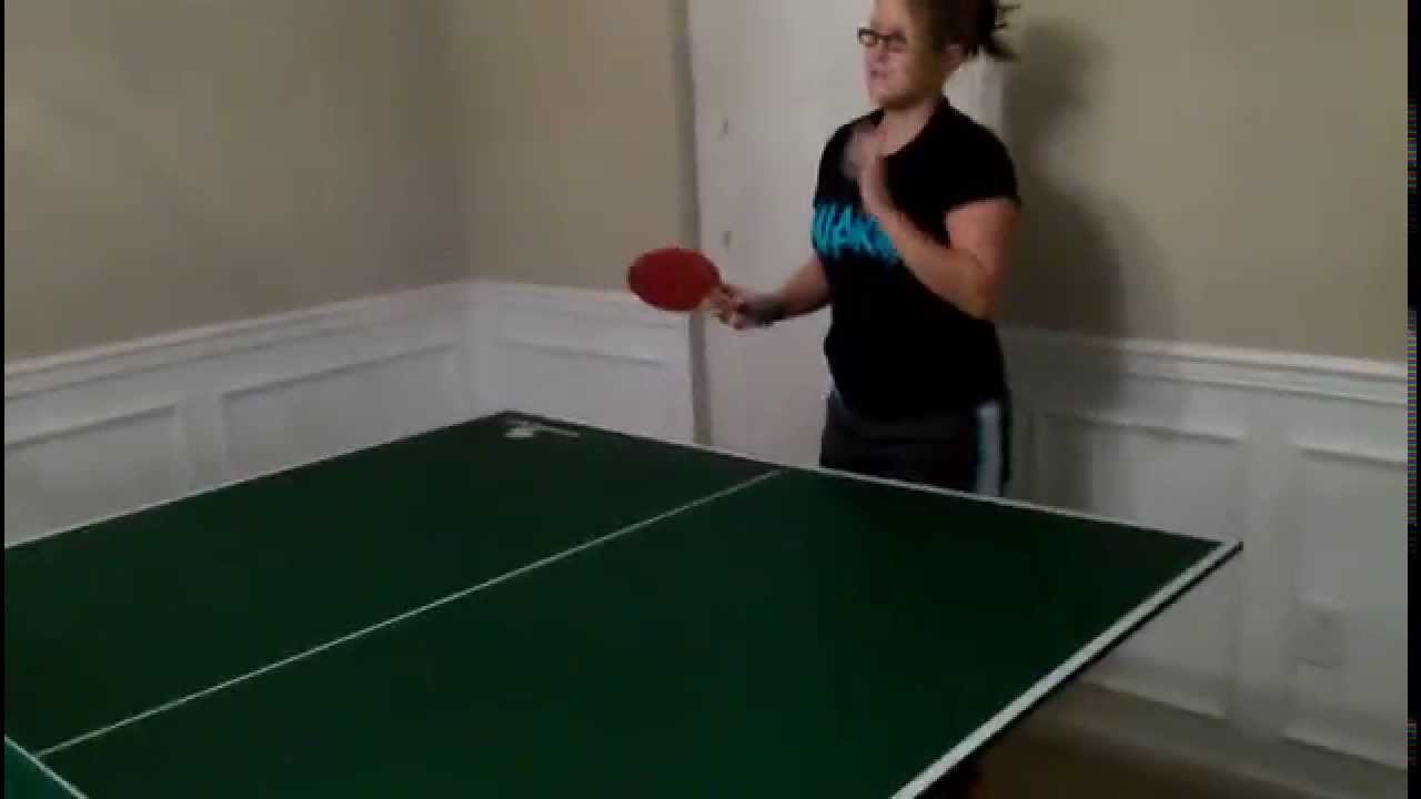Ping Pong ball to the Head - YouTube
