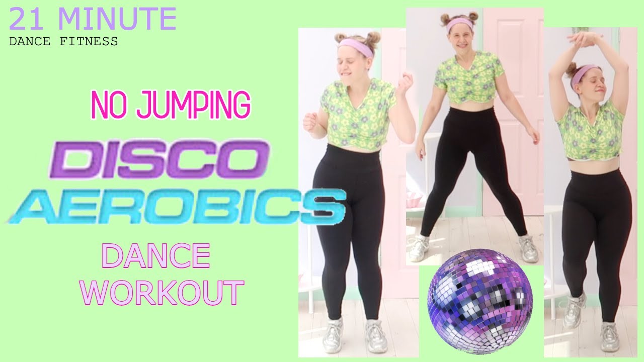 2500 STEPS DISCO AEROBIC DANCE WORKOUT | LOW-MED IMPACT | NO JUMPING ...