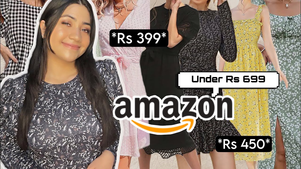 Amazon Dresses *Under Rs 599* | Trendy Mini, Midi & Maxi Dress Haul ...