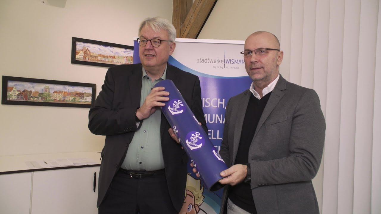 Uwe Rühlemann ist neuer Geschäftsführer der Stadtwerke Wismar - YouTube