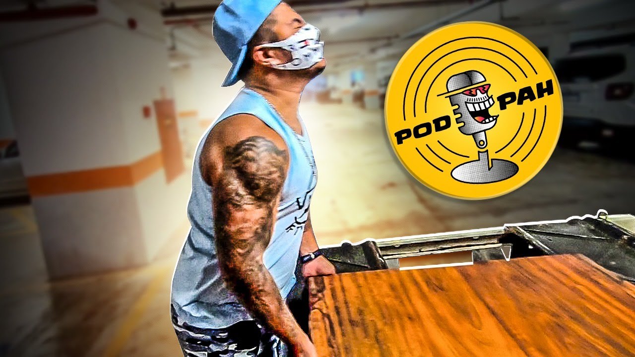 MONTANDO O NOVO ESTUDIO DO PODPAH E CARREGANDO UMA MESA DE 300KG - YouTube
