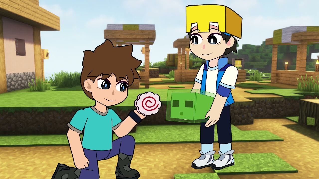 Cara membuat Waifu Slime di Minecraft - Animasi Minecraft - YouTube