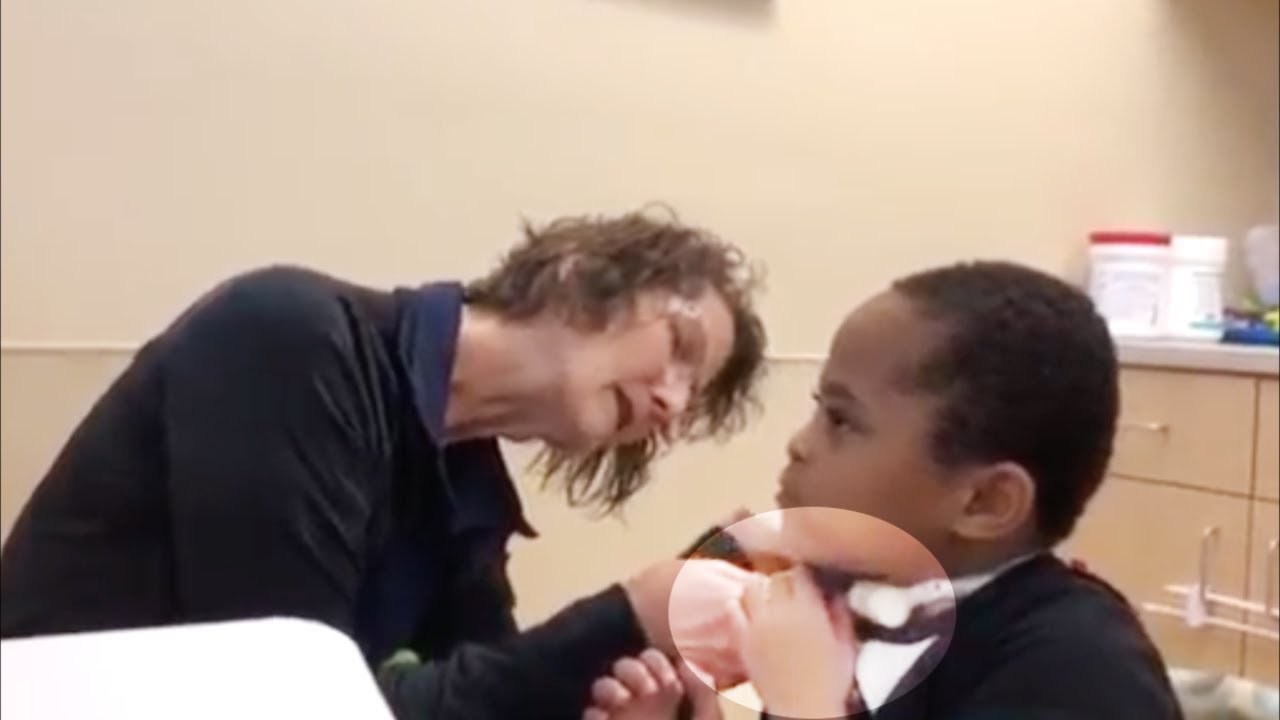 Parents Film Doctor Touching Their Son's Neck – Suddenly, A Smile ...