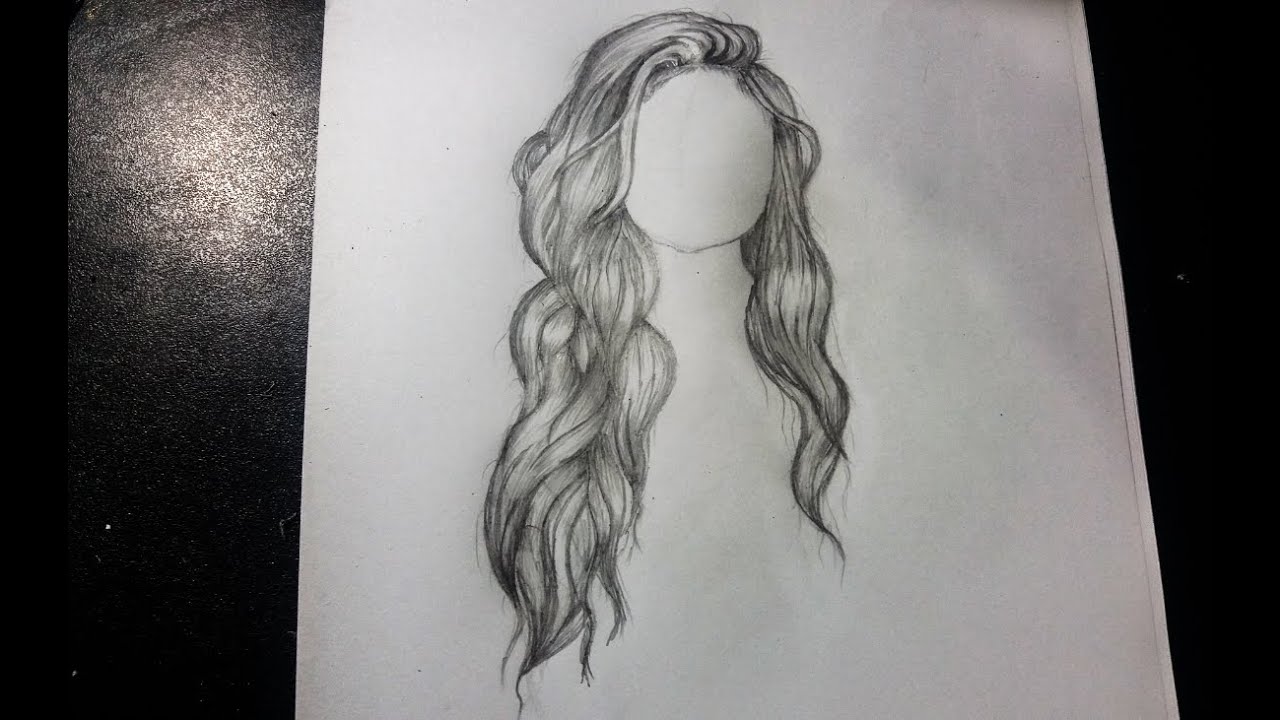 How to draw Wavy Hair - YouTube