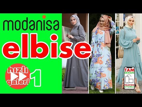 Modanisa Tesettür Elbise Modelleri-2020-Hızlı Galeri 1-Tesettürlü Elbiseler