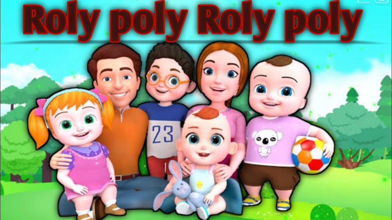 Roly poly Roly poly | Pre Nursery Rhymes Poem | English Poem Baby and ...