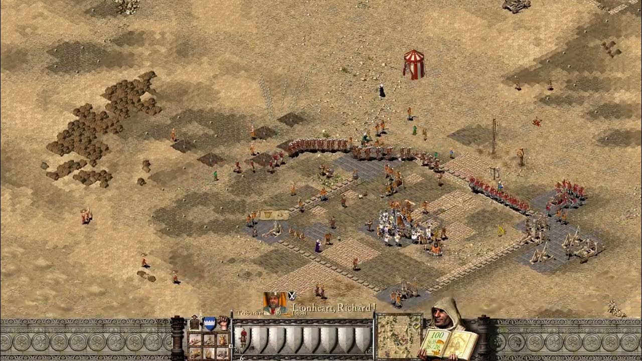 Stronghold Crusader HD (Mission 6 The Endless Desert)Gameplay - YouTube