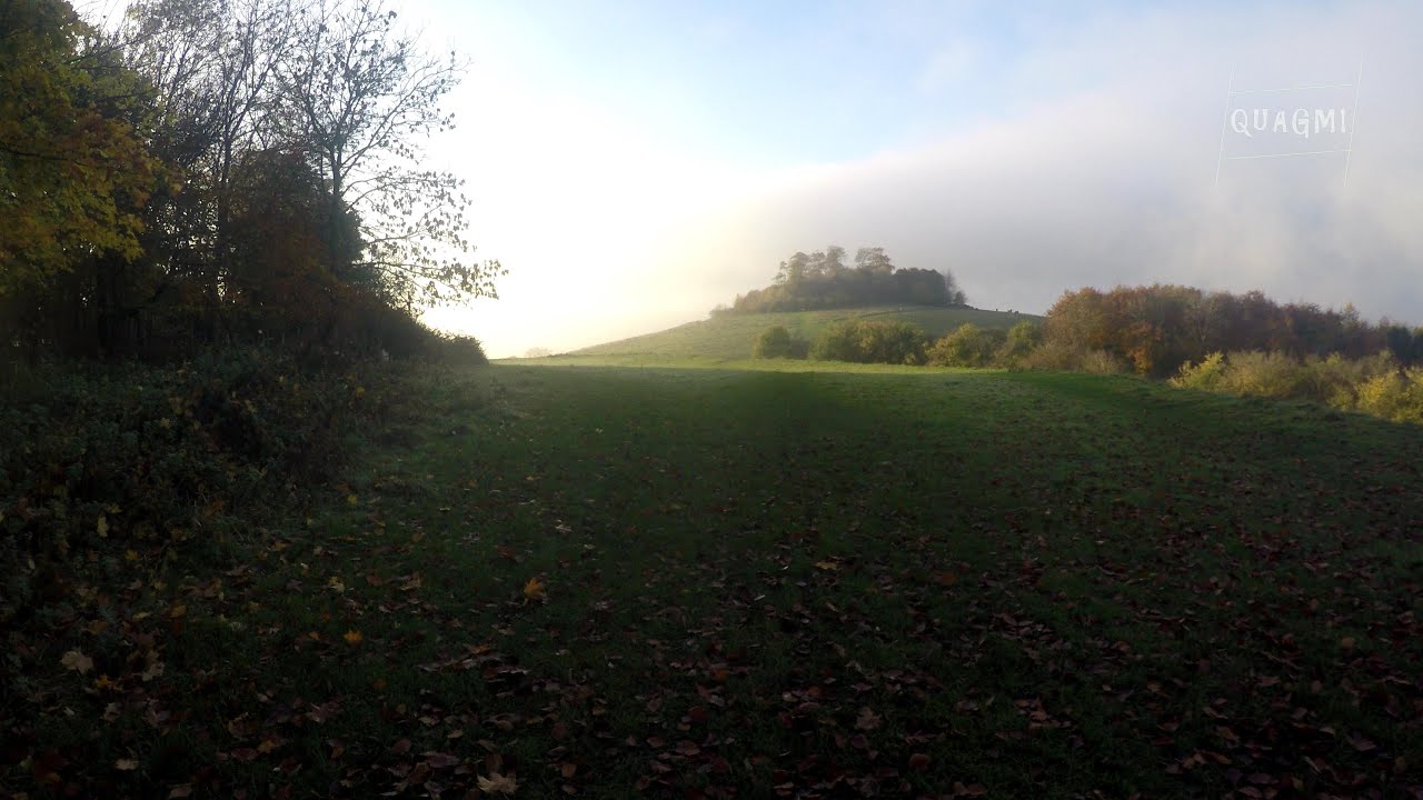 Wittenham Clumps & Dorchester Misty Walk Fast Forward - YouTube