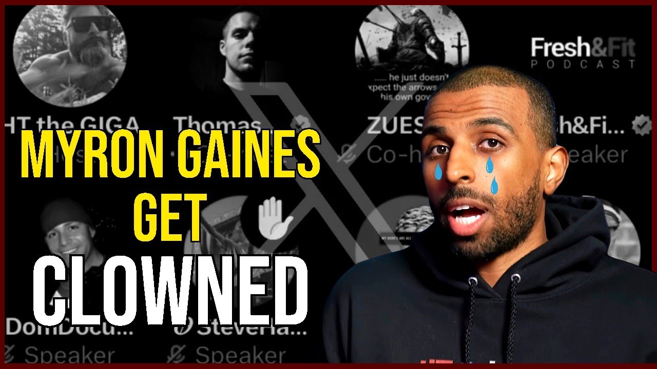 Myron Gaines Gets Booted Out Of A Whites Only Twitter Space - YouTube