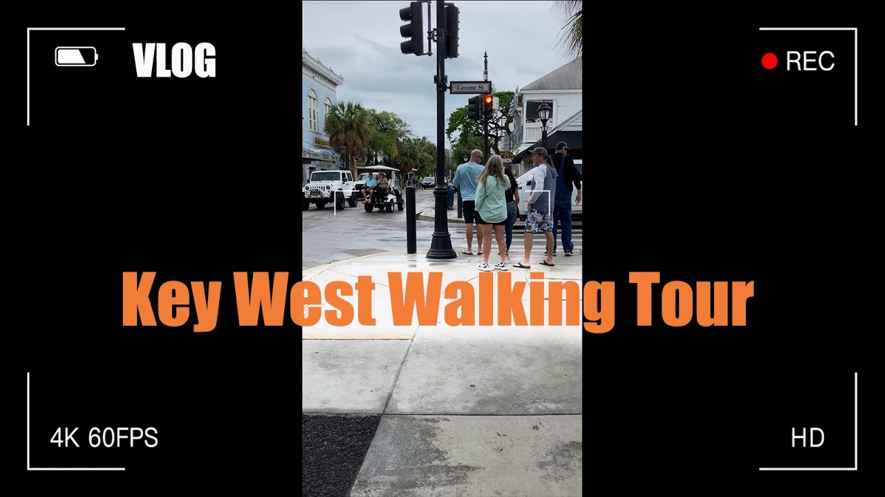 Key West Walking Tour | 4K Vlog🌴📷 | Old Town Key West Florida-Ambient ...