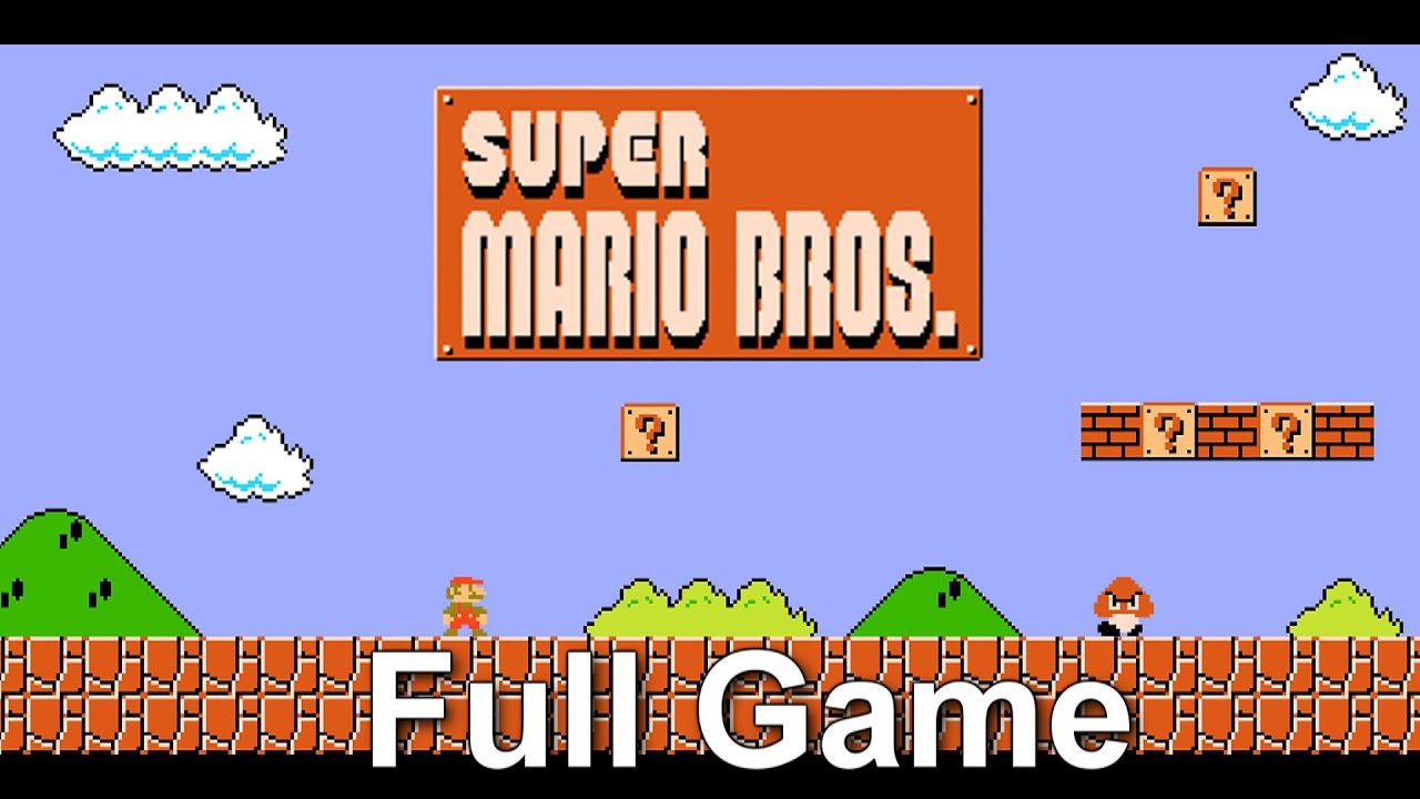 Super Mario Bros 1 (NES) Full Game - YouTube
