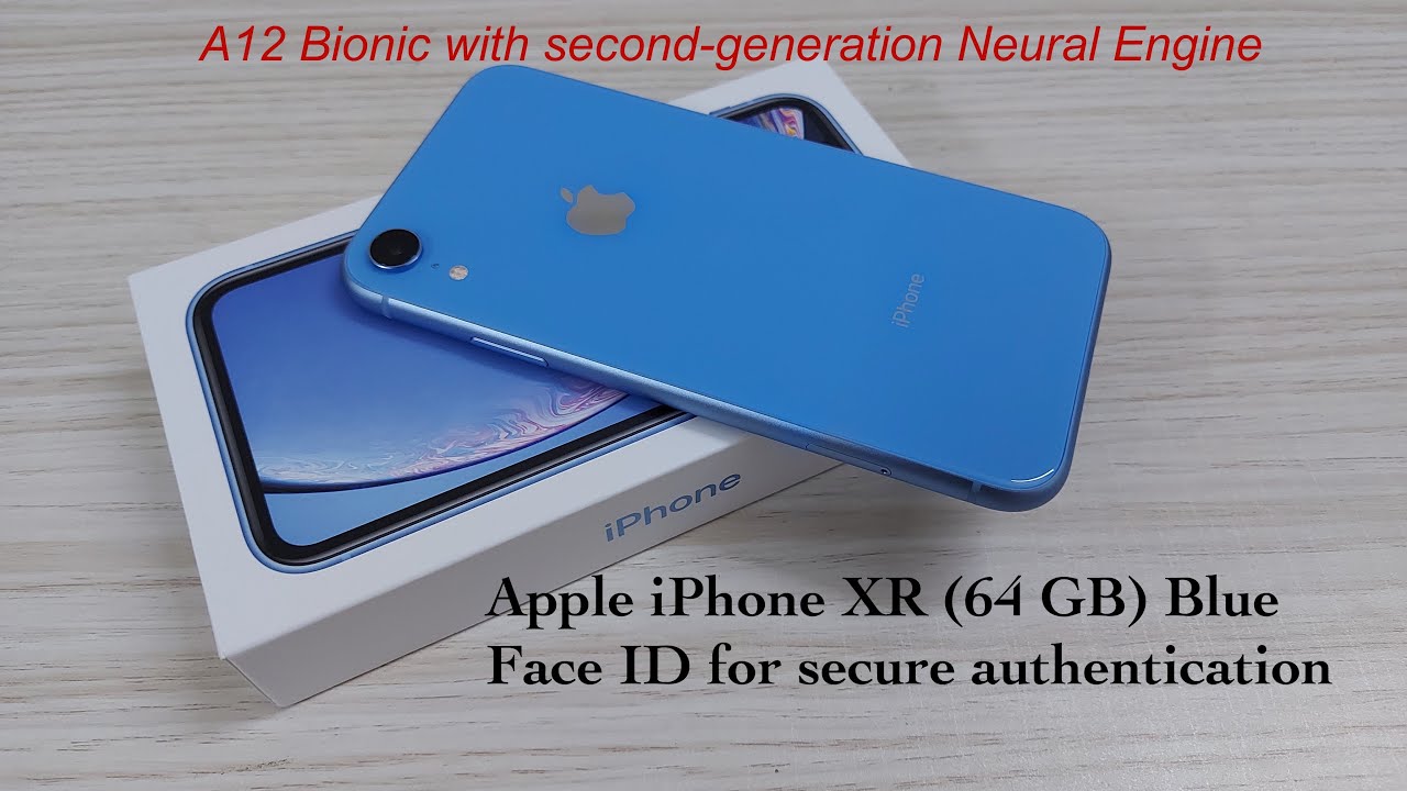 Apple iPhone XR (64GB) blue • Unboxing video - YouTube