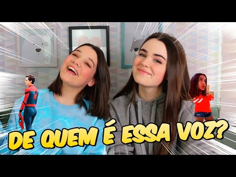 DE QUEM É ESSA VOZ - PARTE II ♡ FT. Bela Benite