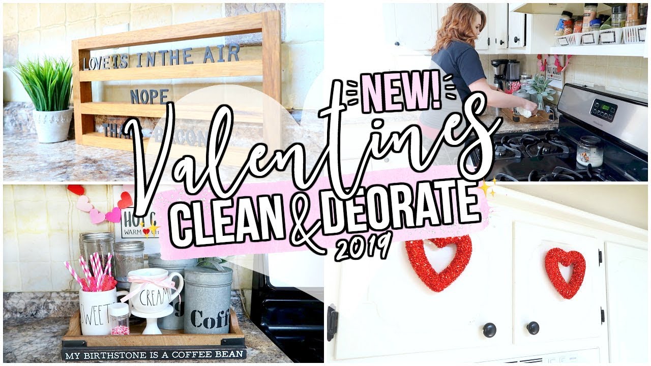 CLEAN AND DECORATE WITH ME FOR VALENTINES DAY | VALENTINES DAY HOME ...