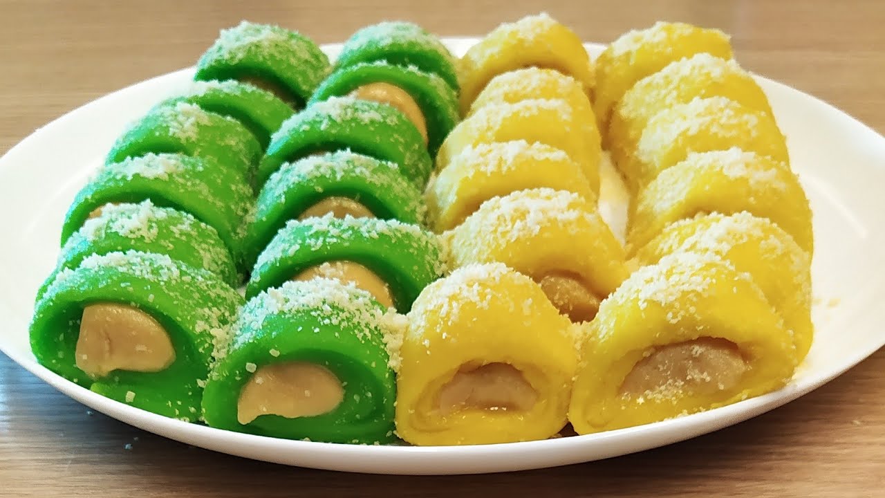 Glutinous Rice Roll with pastillas - YouTube