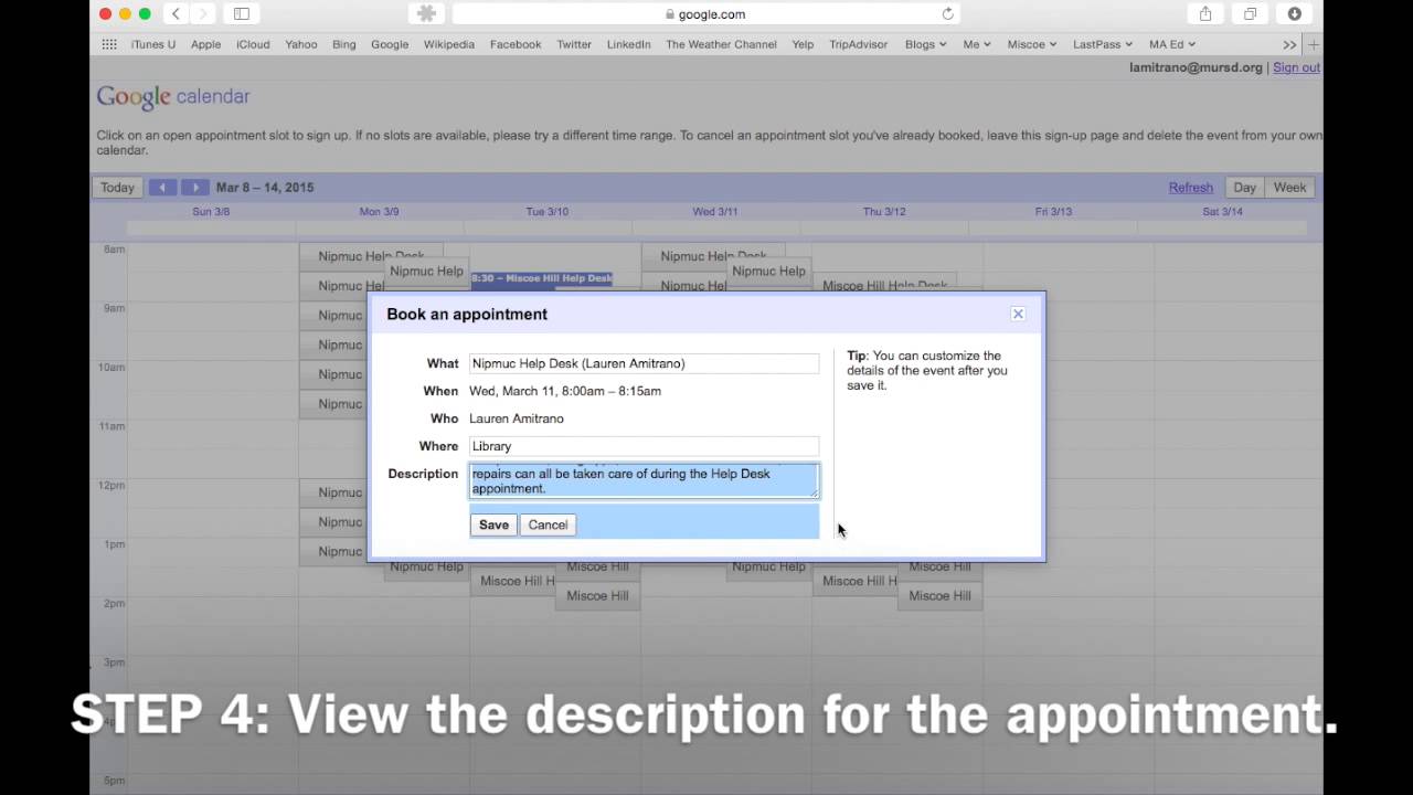 Making a Help Desk Appointment - YouTube