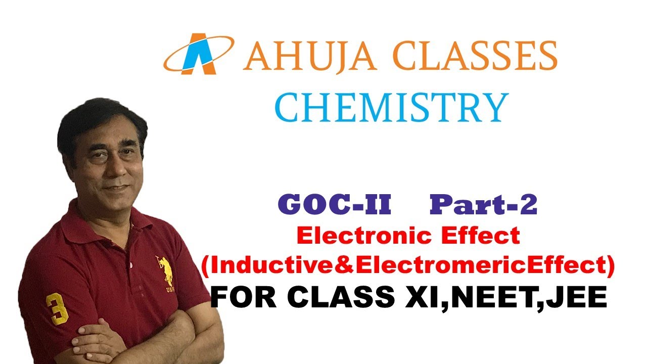 GOC-IIPart-2 Electronic Effect ( Inductive & Electromeric Effect) For ...