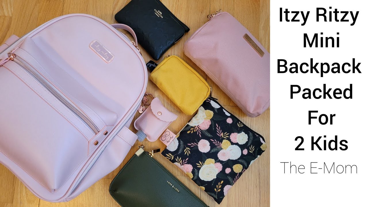 How to pack Itzy Ritzy Mini Backpack for 2 Kids plus Potty Seat ...