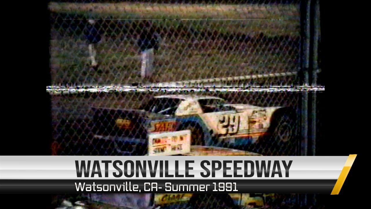 Late Model Racing at Watsonville Speedway | 1991 - YouTube